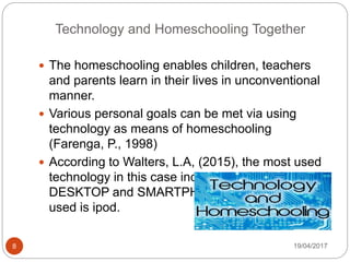 Technology and homeschooling | PPTX | Homeschooling | Education