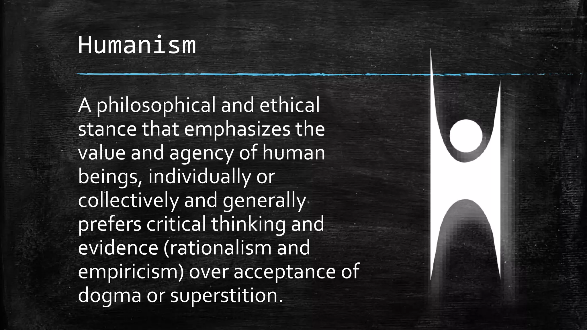 Technology and humanism | PPTX