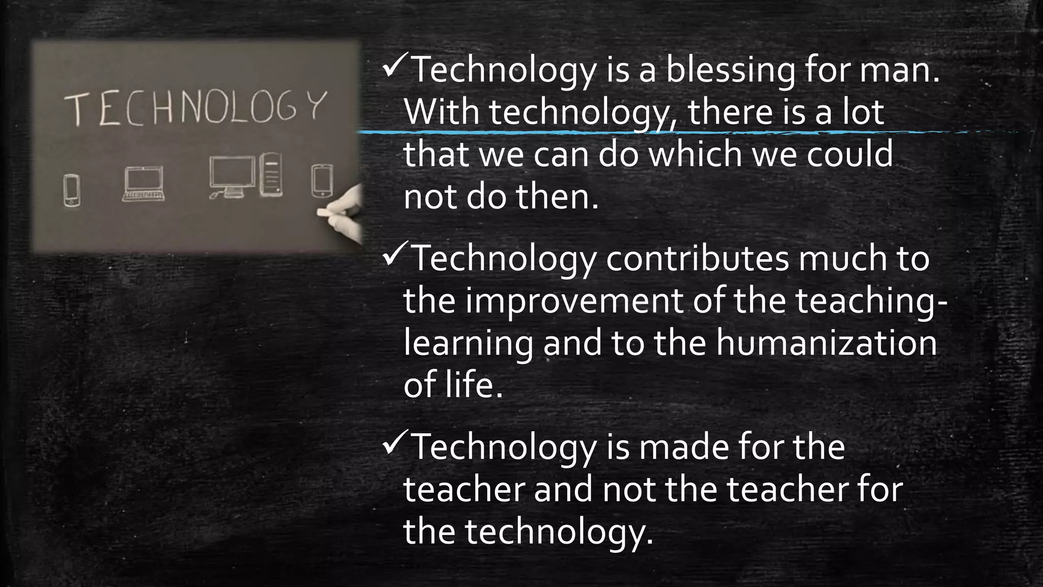 Technology and humanism | PPTX