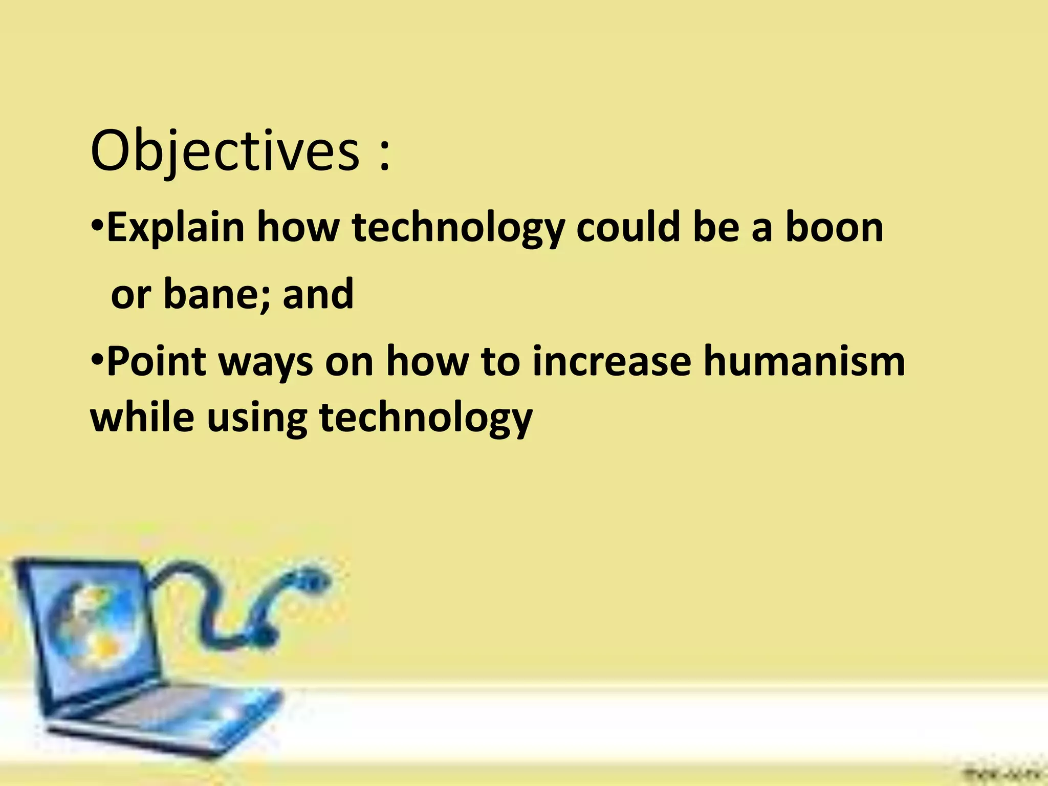 Technology and humanism edtech report | PPTX