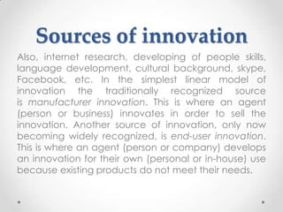 Technology and innovation | PPTX