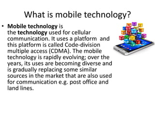 Technology and its Applications | PPTX