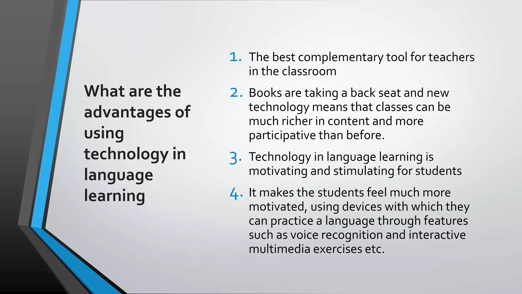 Technology and language learning | PPTX