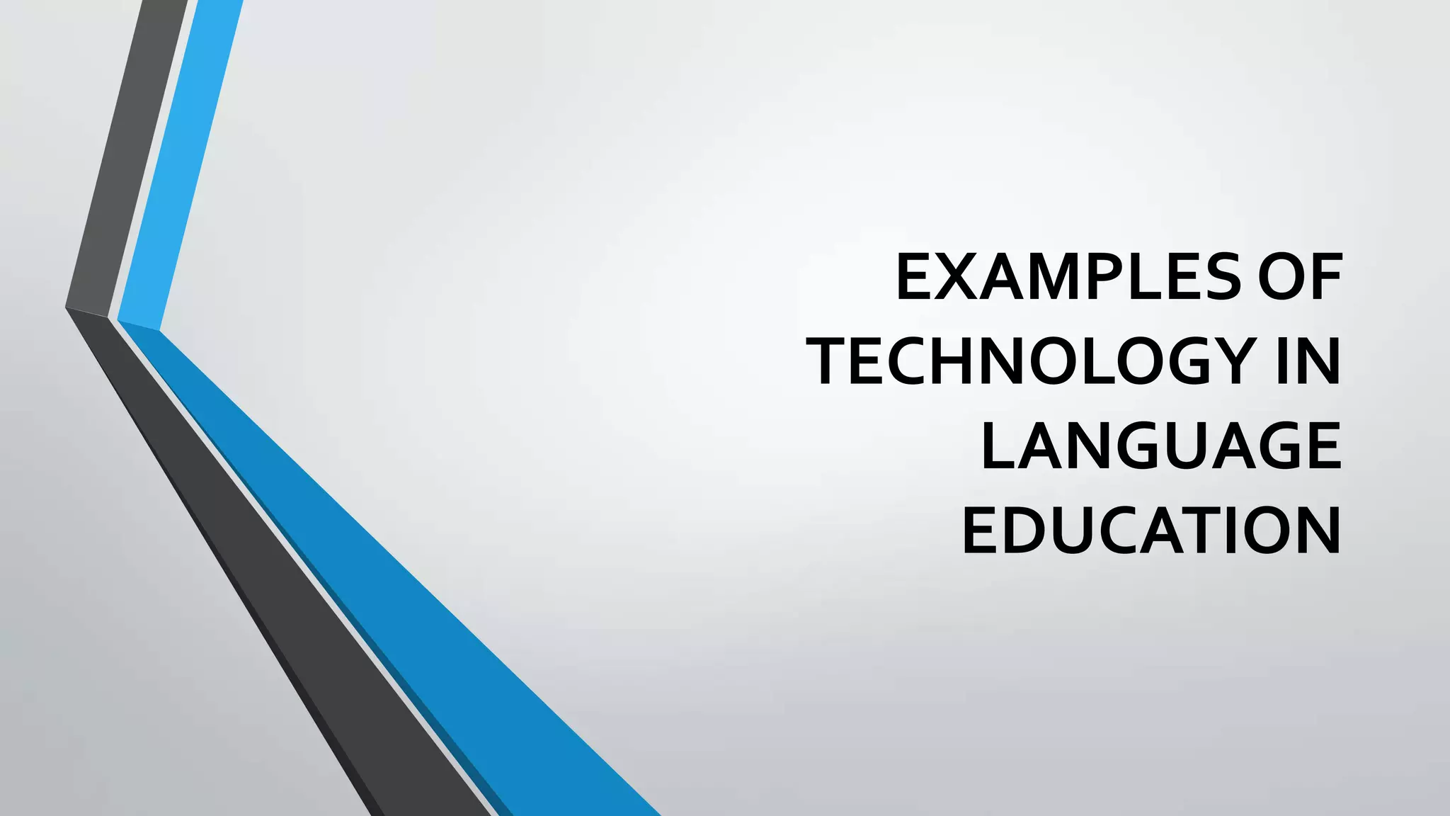 Technology and language learning | PPTX