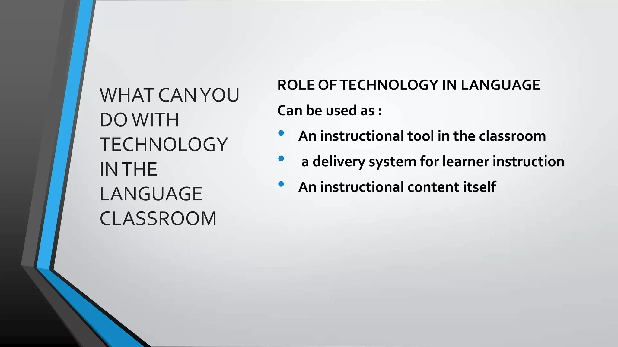 Technology and language learning | PPTX