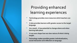Technology and language learning | PPTX