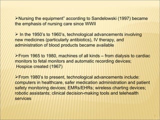 Technology And Nursing: Past, Present and Future Perspectives | PPT