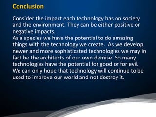 Technology and our environment(b.ed aamir ali) | PPT