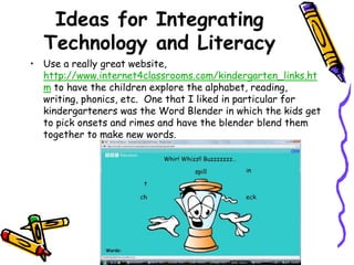 Technologyandtheearlychildhoodclassroom | PPT