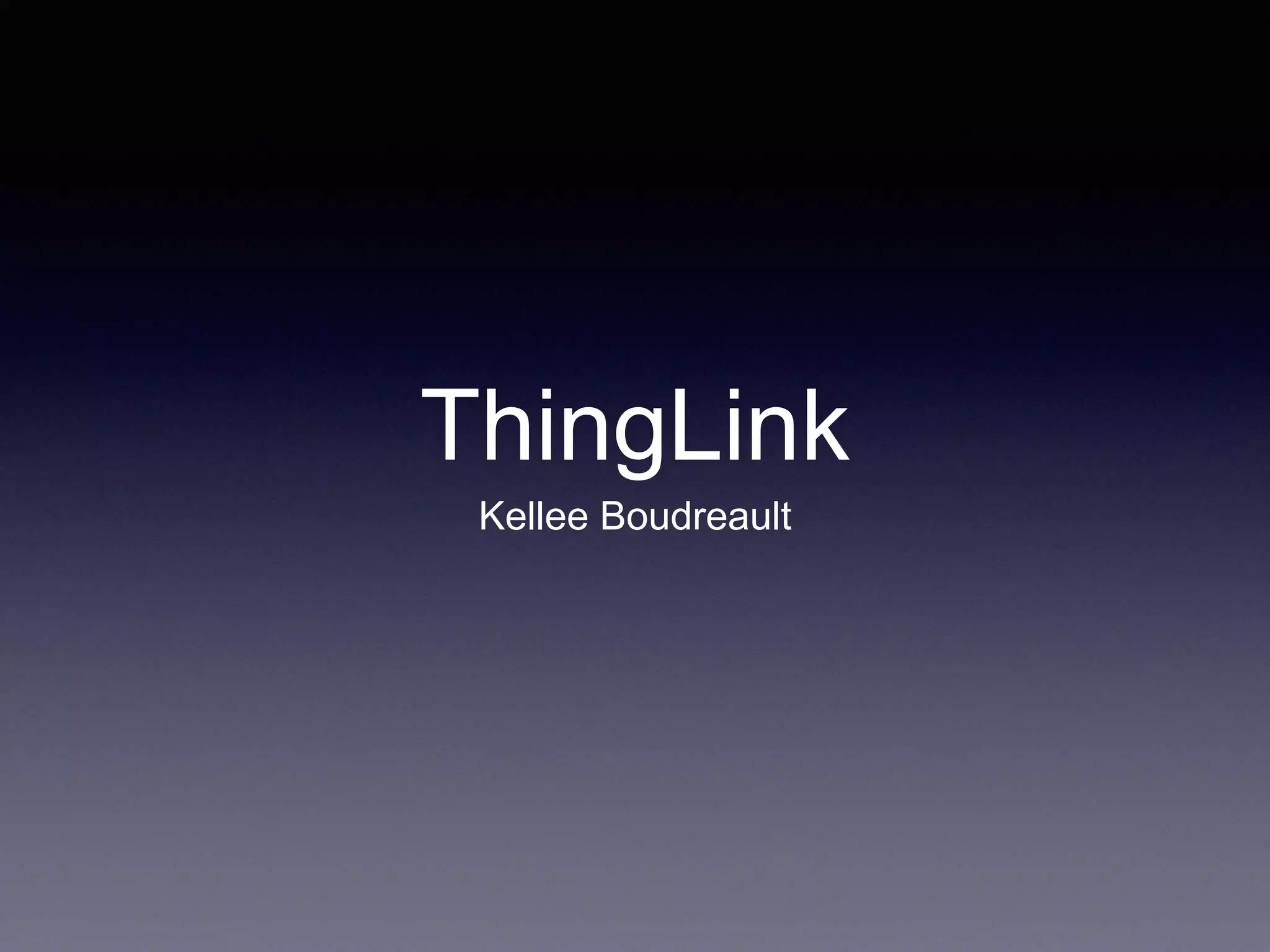 Technology and Thinglink | PPTX