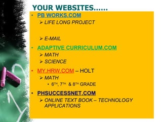 Technology Applications 6th Grade | PPT