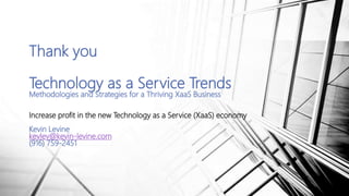 Technology as a Service Trends | PPTX