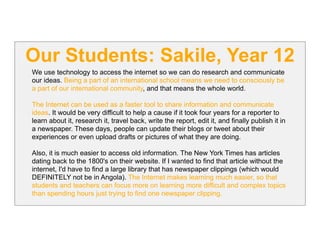 Technology as a Teaching & Learning Tool at LIS | PDF