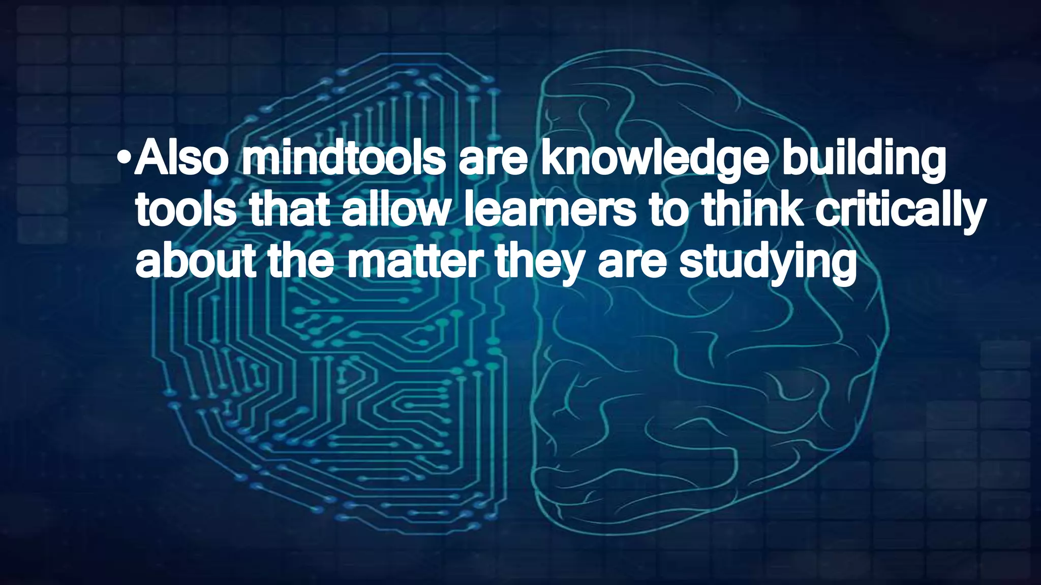 Technology as mind tool | PPTX