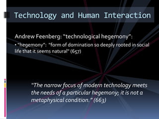 Technology As Pedagogy: The Rhetoric of Learning Management Systems | PPTX