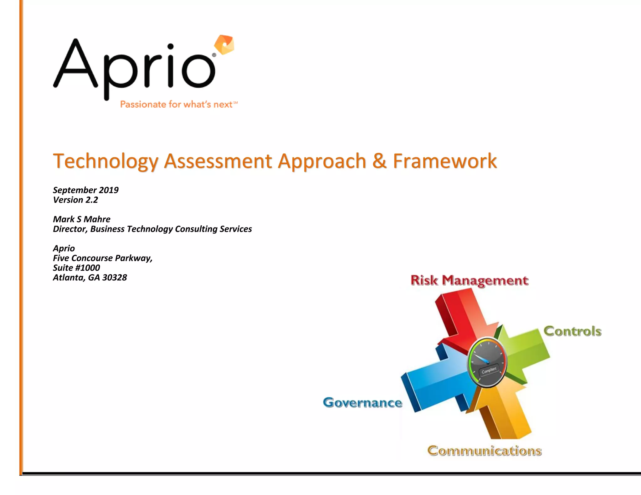 Technology Assessment Framework | PDF