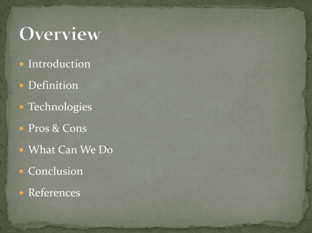 Technology assignment | PPT