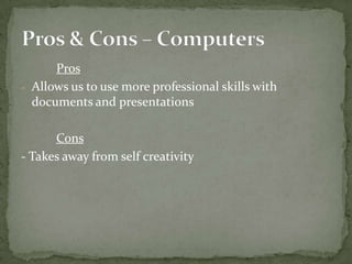 Technology assignment | PPT