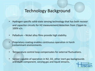 Technology background H2SCAN h600 | PDF