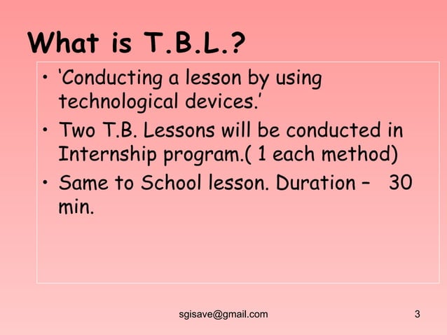 Technology based lesson | PPS