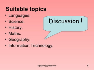 Technology based lesson | PPS