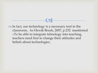 Technology based materials | PPTX