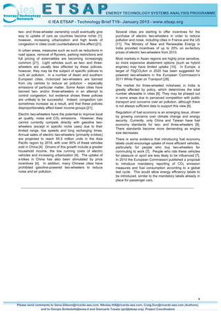 Technology brief two-wheelers and three-wheelers | PDF