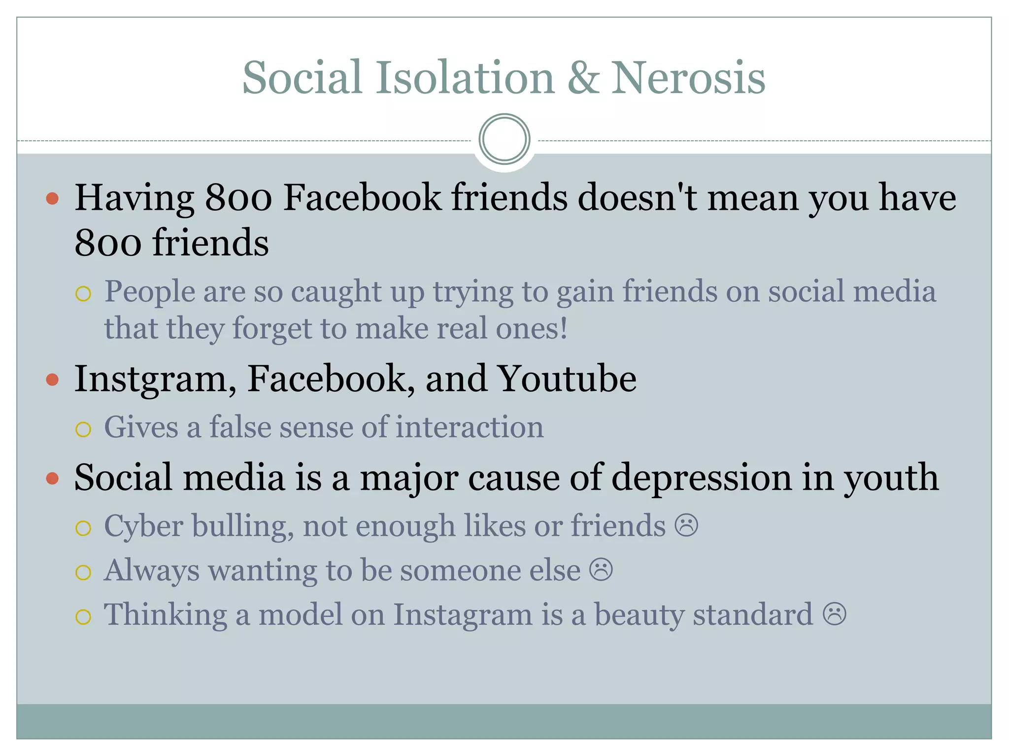 Technology causes social isolation and neurosis aaron stewart | PPTX ...