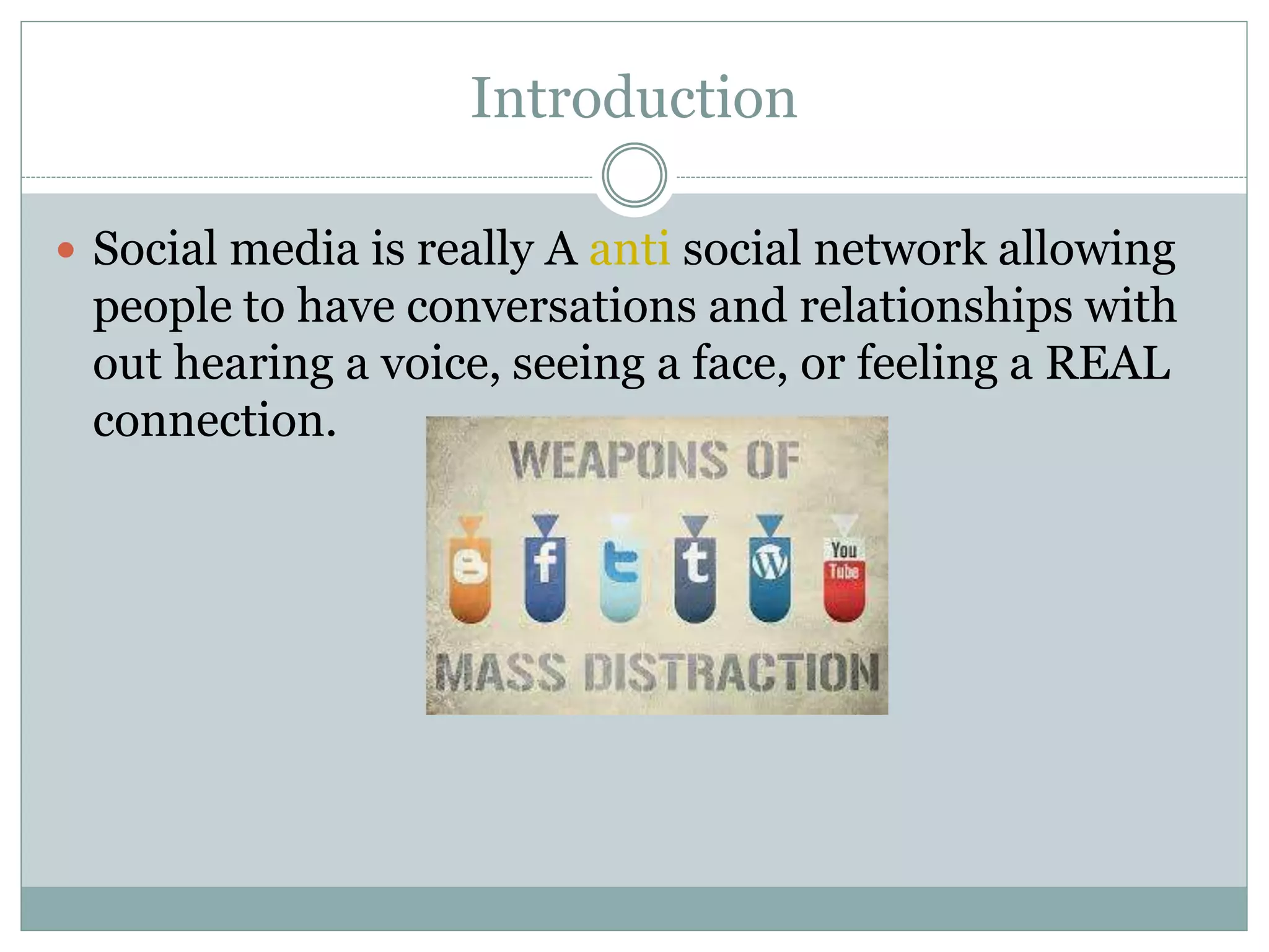 Technology causes social isolation and neurosis aaron stewart | PPTX ...