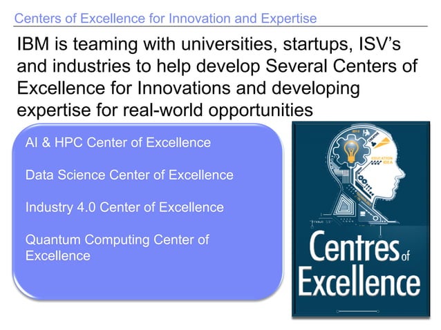 Special Purpose IBM Center of excellence lab | PPT
