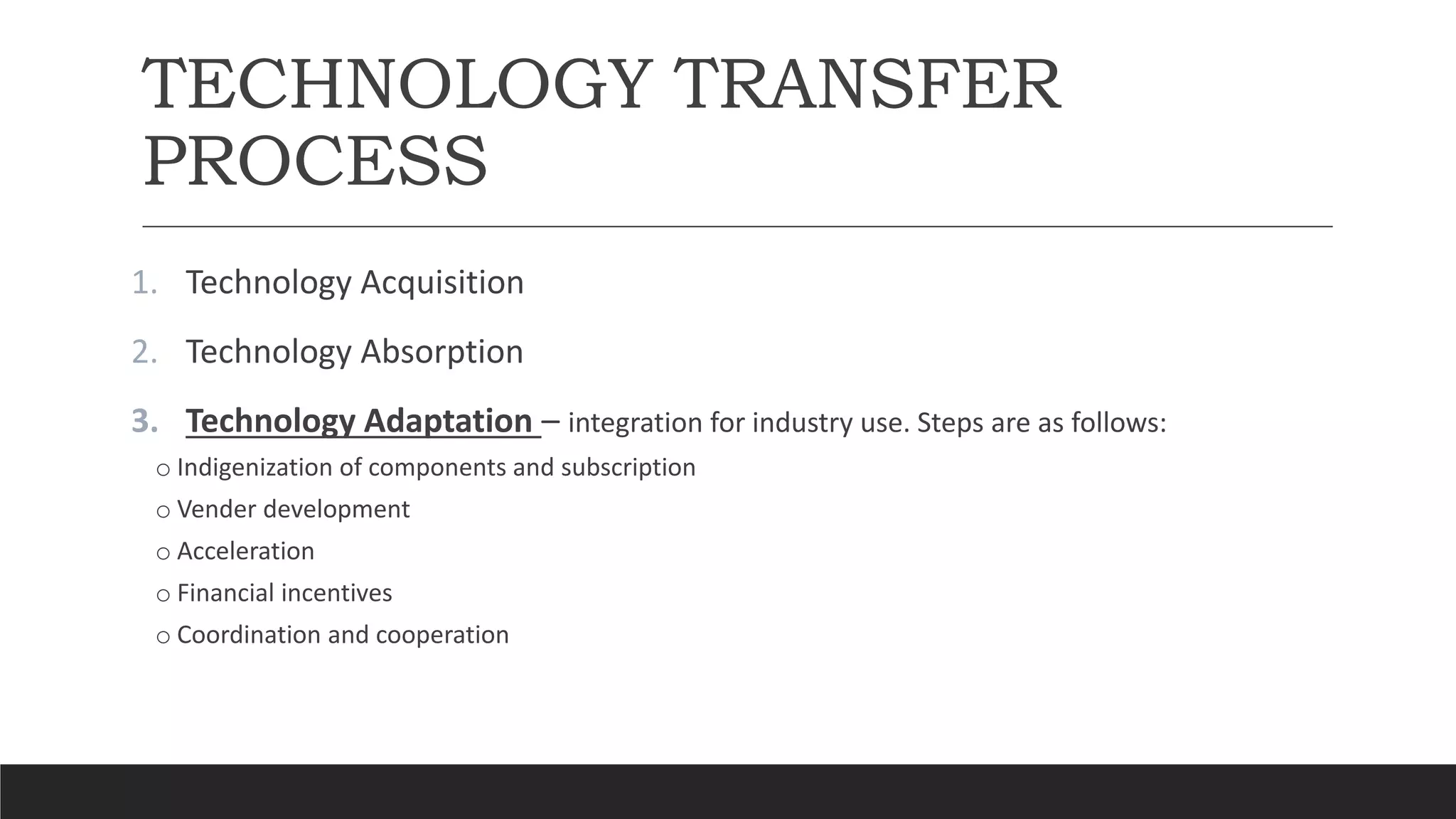 Technology Commercialization and Transfer | PPTX