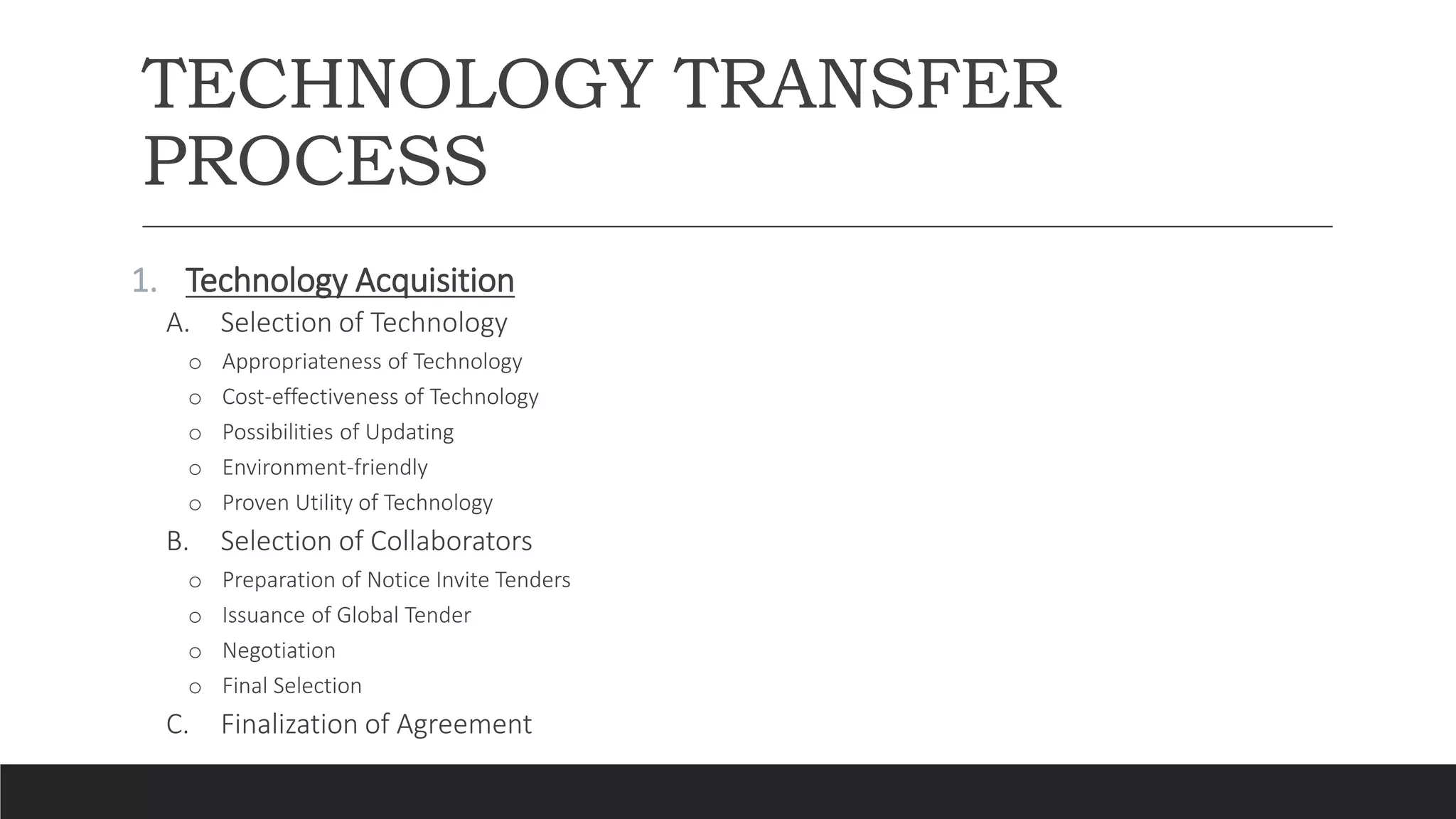 Technology Commercialization and Transfer | PPTX