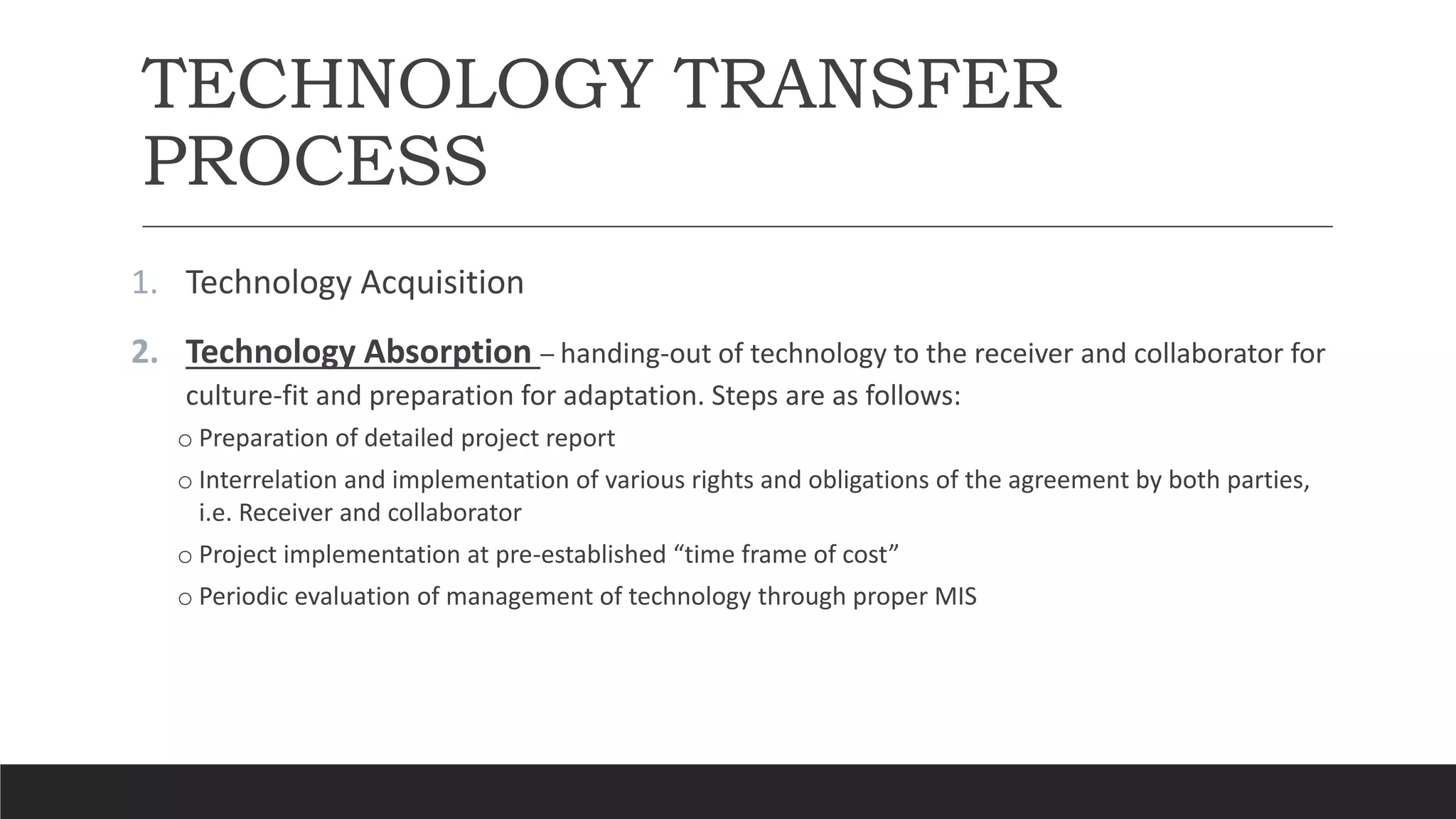 Technology Commercialization and Transfer | PPTX