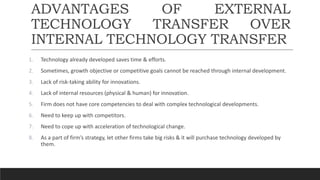 Technology Commercialization and Transfer | PPTX