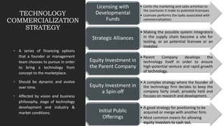 Technology Commercialization and Transfer | PPTX
