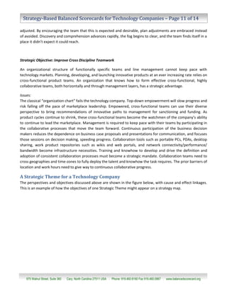Technology Company Balanced Scorecard Systems 06222010 Final | PDF