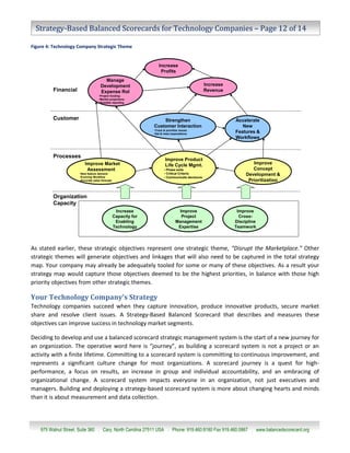 Technology Company Balanced Scorecard Systems 06222010 Final | PDF