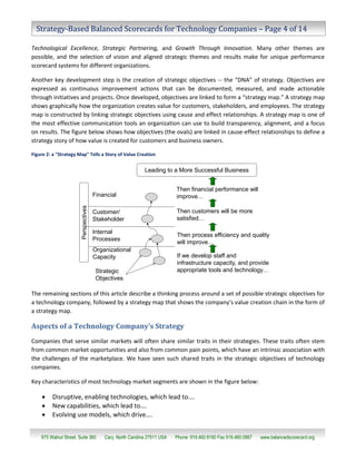 Technology Company Balanced Scorecard Systems 06222010 Final | PDF