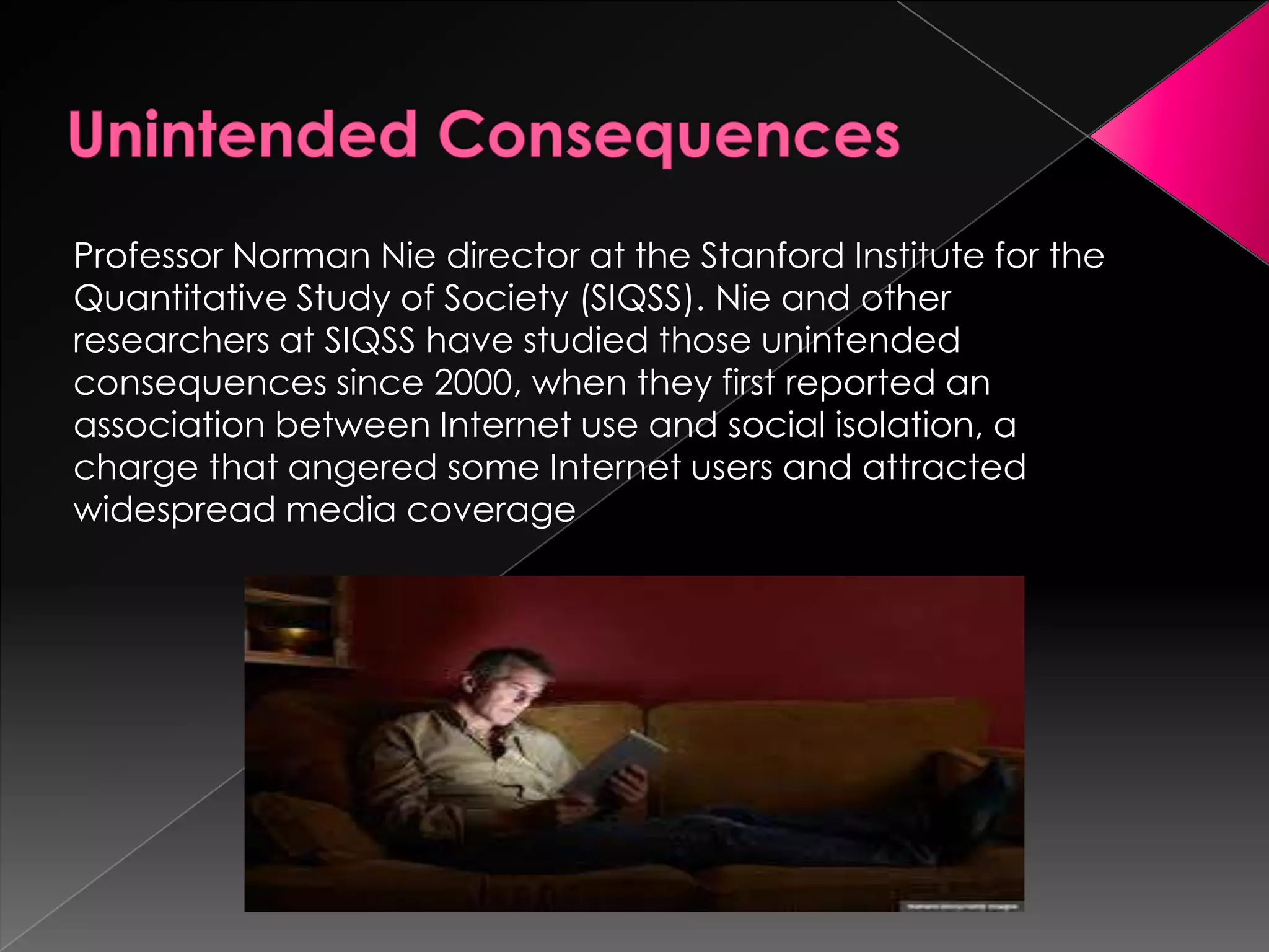 Technology creates neurosis and social isolation | PPT