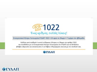 Η τεχνολογία στην υπηρεσία των πελατών της Ευδαπ | PPT