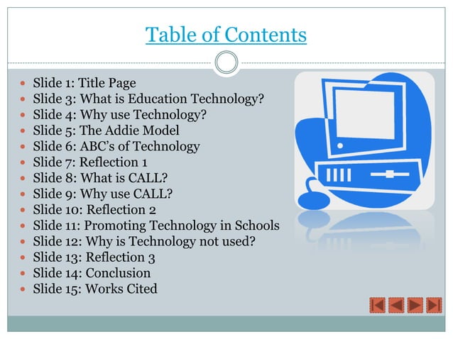 Technology Education | PPT