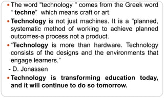 Technology education mdt | PPT