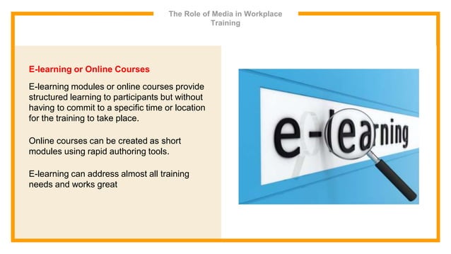 TechnologyEnabled Learning for Workplace Training | PPT