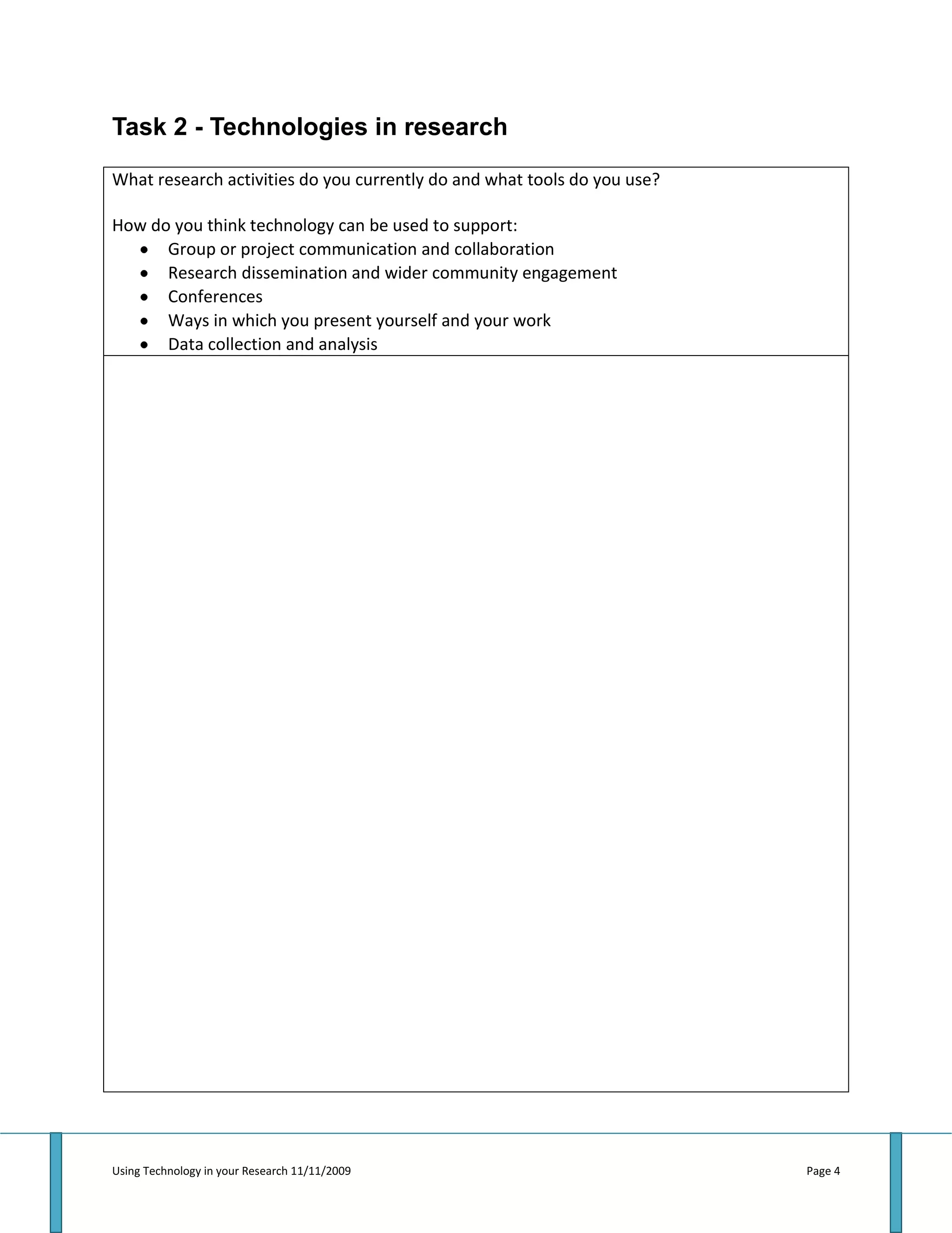 Technology Enabled Research Handout | DOCX