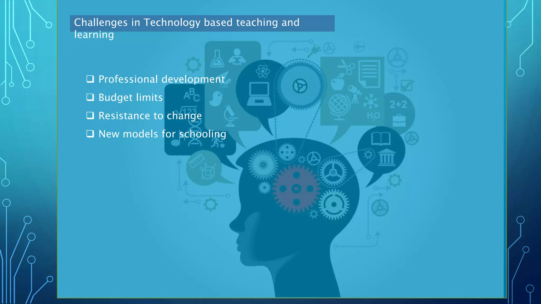 Technology enabled teaching and learning | PPTX