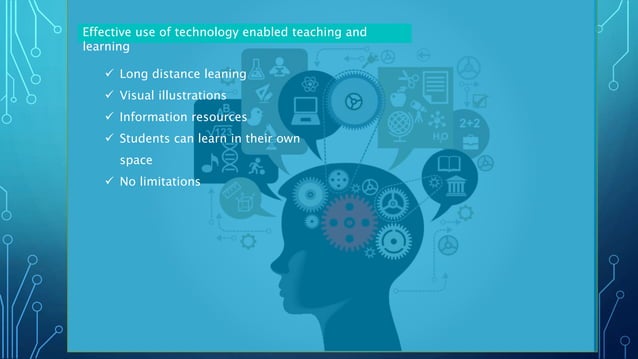 Technology enabled teaching and learning | PPTX | Technology Industry | Industries
