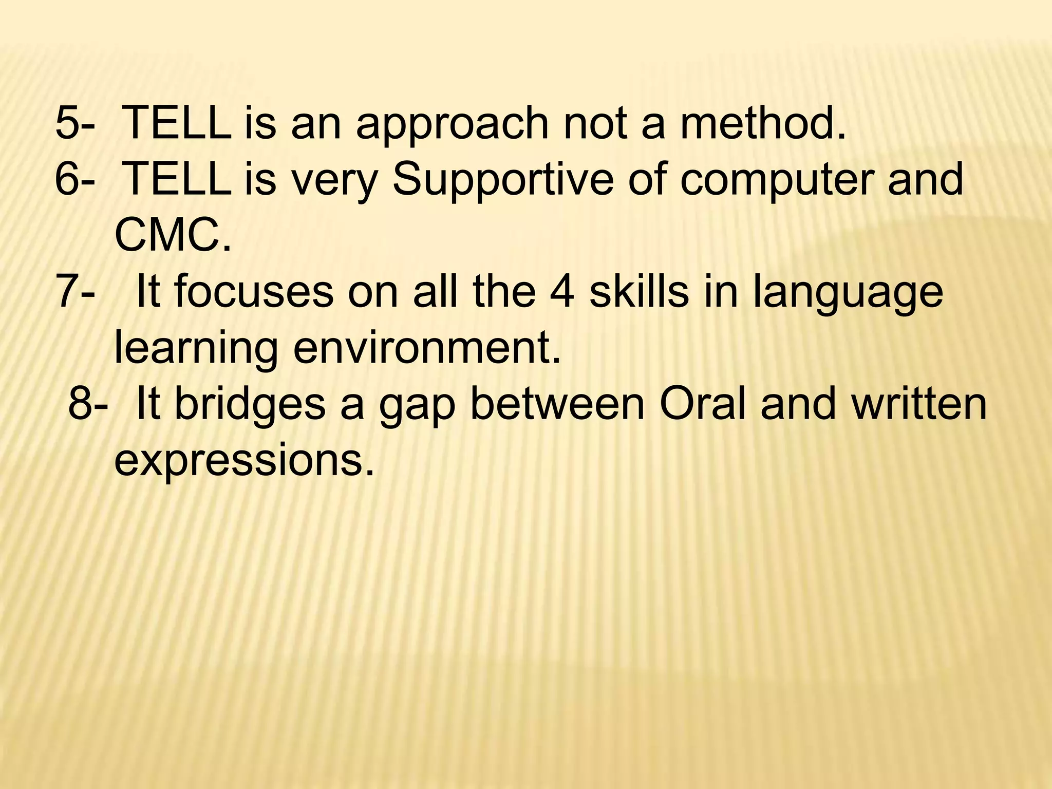 Technology enhanced language learning | PPTX