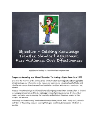 Technology enhanced teaching learning assessment and development | PDF