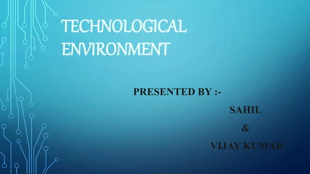 Technology Environment | PPT