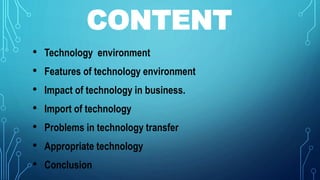Technology Environment | PPT